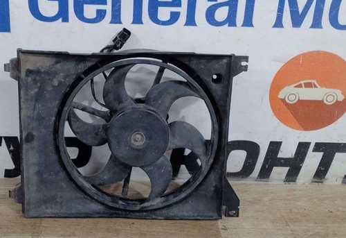 Вентилятор радиатора кондиционера Hyundai Sonata 4