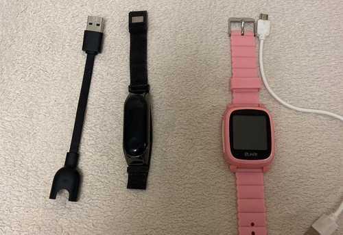 Детские часы с gps и mi band3