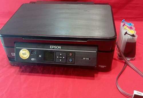 Мфу epson с снпч -xp 342