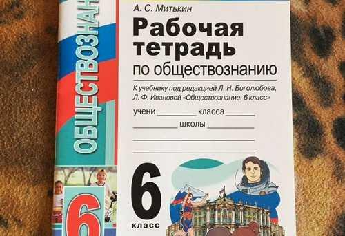 Рабочая тетрадь по обществознанию 6 класс