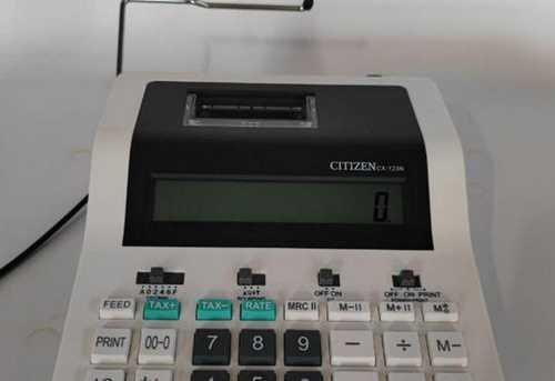 Калькулятор с печатью Citizen CX-123N