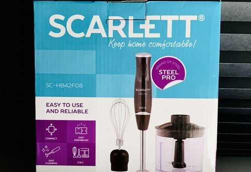 Погружной блендер Scarlett SC-HB42F08 черный
