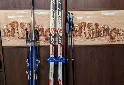 Беговые лыжи 160 и 180 для школы