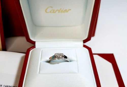 Кольцо помолвочное Cartier Ballerine 0.38 ct