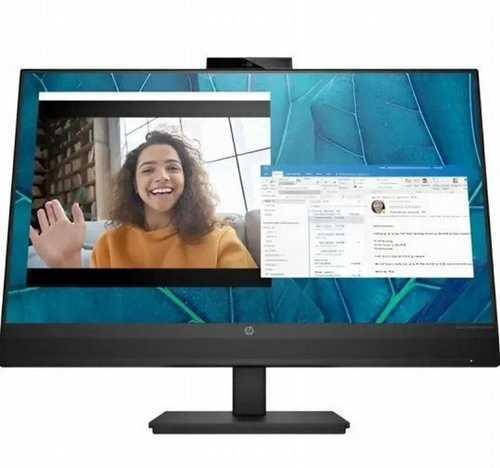 HP 27" Conferencing M27m черный IPS 16:9 hdmi M/M Cam матовая Piv 300cd 178гр/178гр 1920x1080 75Hz D