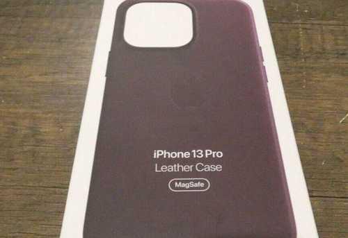 Apple Leather Case, Purple - iPhone 13 Pro