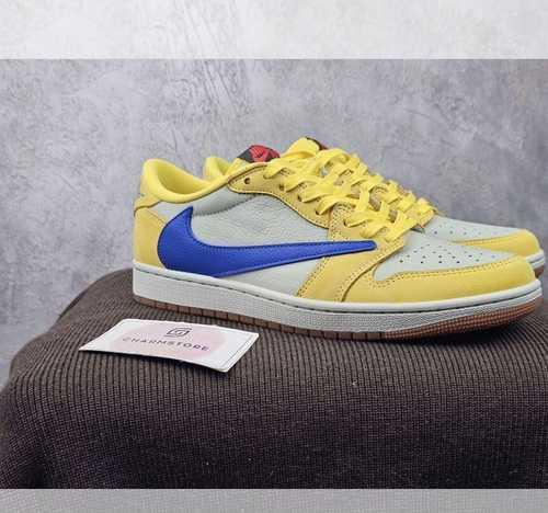 Travis Scott x Wmns Air Jordan 1 Retro Low Canary