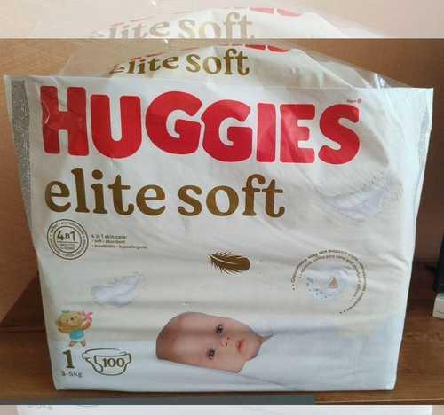 Подгузники huggies elite soft 1