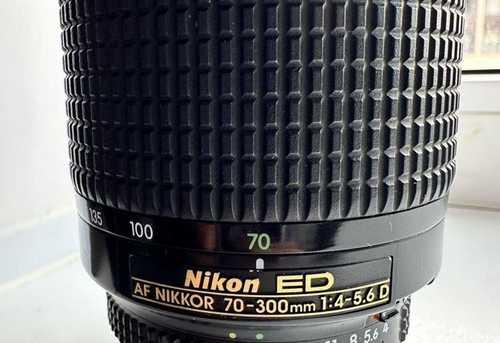 Объектив AF nikkor 70-300 f4-5.6D ED