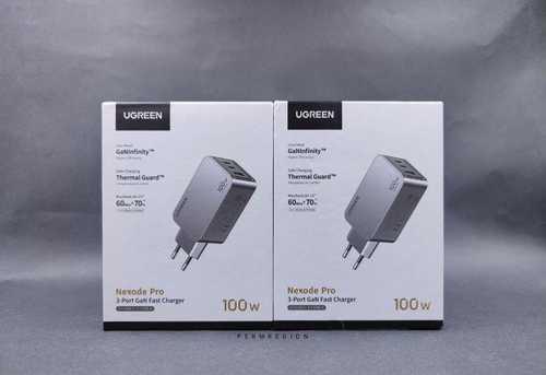 Ugreen 100W Nexode Pro зарядное GaN (новое) X757