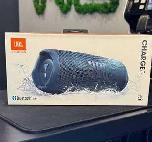 JBL Charge 5 Синяя Портативная Акустика