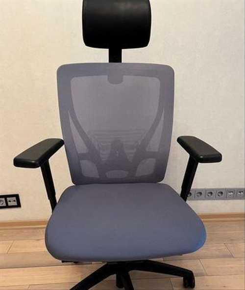 Компьютерное кресло schairs aeon-M01B серый