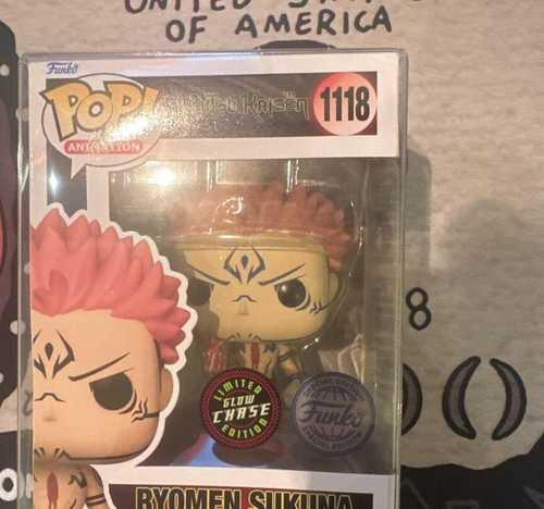 Редкая фигурка funko pop chase ryomen sukuna 1118