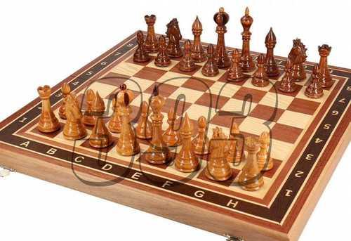 Шахматы Марафон (махагон, клетка 5 см) (53457)
