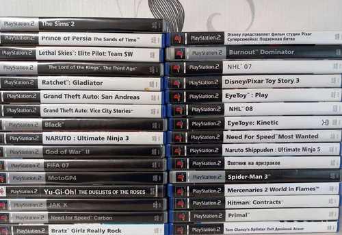 Коллекция дисков PS2 лицензия