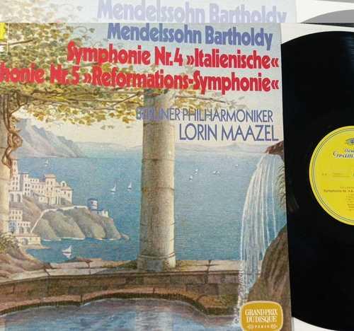 Mendelssohn Bartholdy симфонии винил Германия 1986