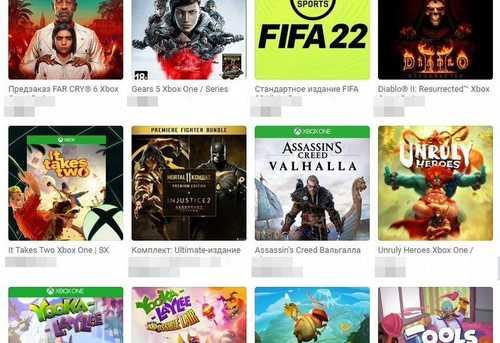 Игры для Xbox One / Series, Более 304
