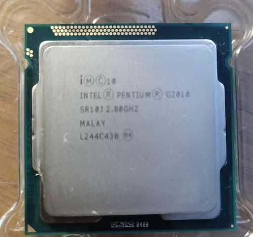 Процессор intel pentium G2010