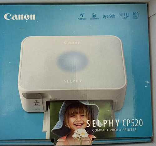 Фотопринтер canon selphy cp520