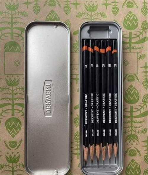 Derwent набор карандашей 6 шт