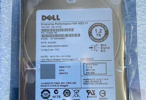 HDD серверный 1,2 TB dell 10K 6.0 Gbps