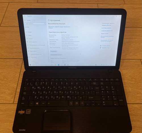 Ноутбук toshiba satellite c850d