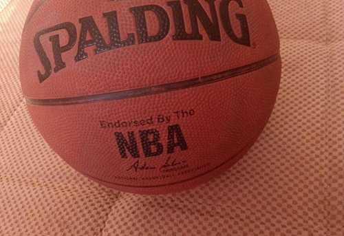 Баскетбольный мяч spalding nba silver