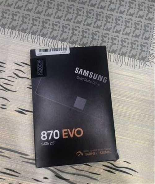 SSD накопитель Samsung 870 EVO 500GB