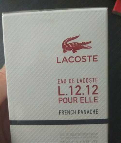 Туалетная вода lacoste женская