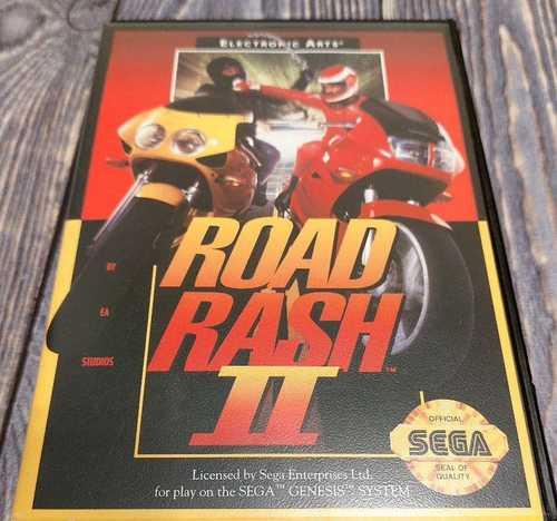 Road Rash 2 Sega Genesis Original