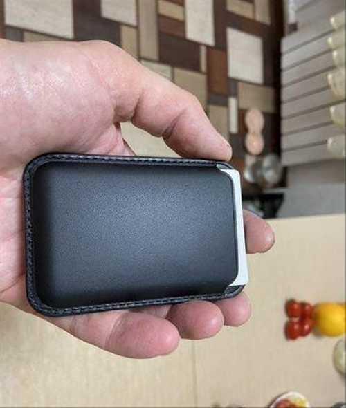 Магнитный кожаный кошелек для iPhone