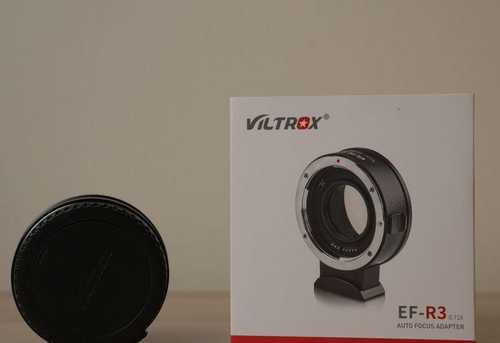 Speed Booster EF на RF Viltrox EF-R3 0,71x