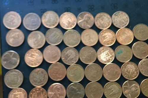 Монета евро цент
