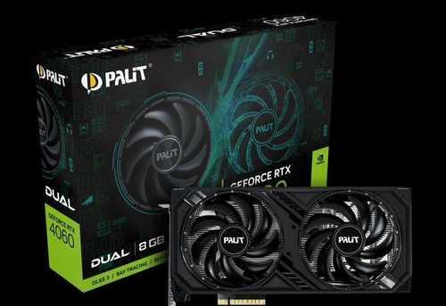 Видеокарта Palit GeForce RTX 4060 8гб (новая)