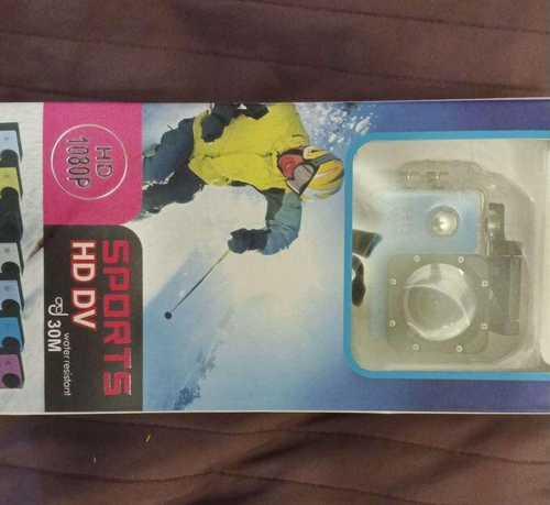 Action camera sports HD DV water resistant 30 m