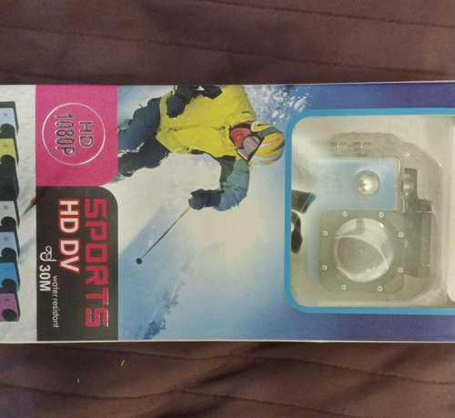 Action camera sports HD DV water resistant 30 m