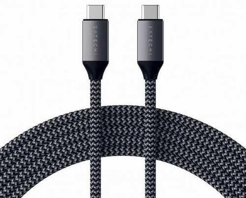 Кабель Satechi USB-C to USB-C 100W 2m Grey