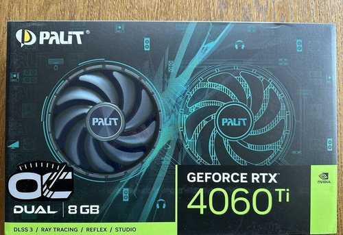 Видеокарта Palit GeForce RTX 4060 Ti Dual OC 8GB