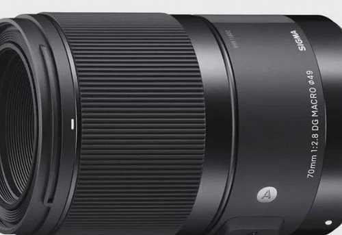 Sigma 70mm f/2.8 DG Macro Art Sony E новый, обмен