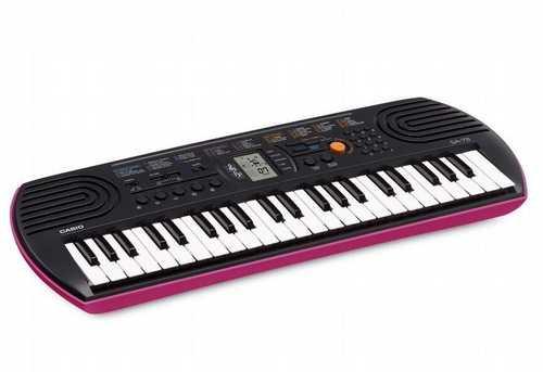 Синтезатор 44 клавиши черный/розовый Casio SA-78