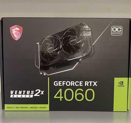 Видеокарта GeForce RTX 4060 ventus 2X black OC