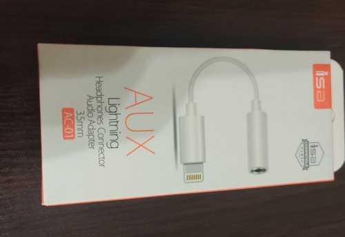 Переходник iPhone (Lightning) на AUX 3.5mm