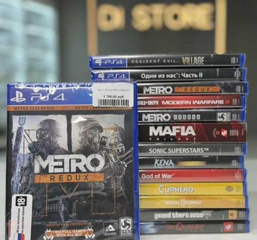 Metro Redux на PS4 диск, новый