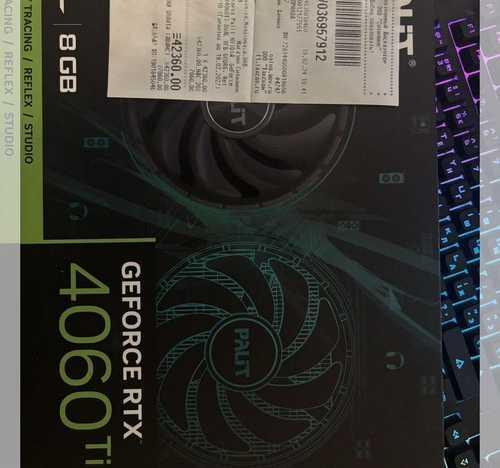 Rtx 4060 ti (на гарантии до 19.02.27)