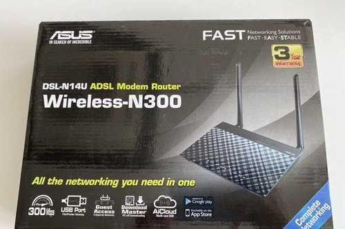 Asus роутер DSL-N14U adsl Modem Router