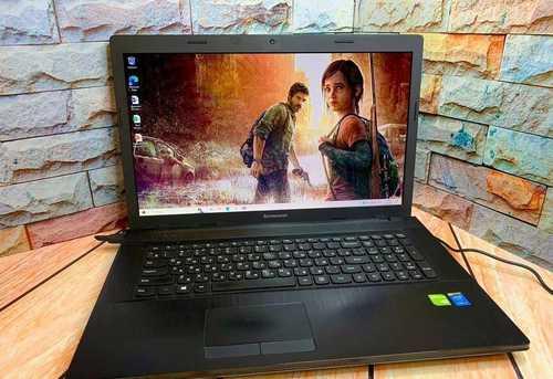 Игровой ноутбук Lenovo core i5 GeForce 4Gb 17*3