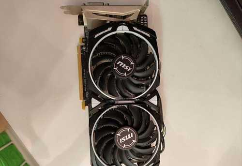 Видеокарта rx580 8gb Msi armor sp