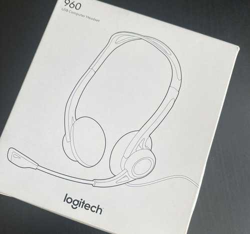 Компьютерная гарнитура Logitech 960 USB Headset