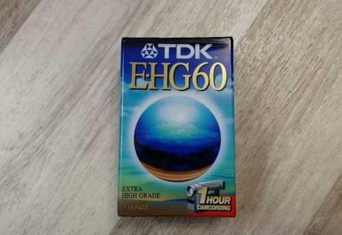 Видеокассеты VHS-C TDK E-HG60 (новые)
