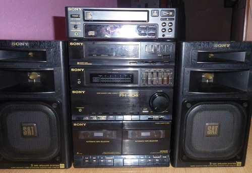 Sony FH-404 + CD проигрыватель. Комплект. 1989 г